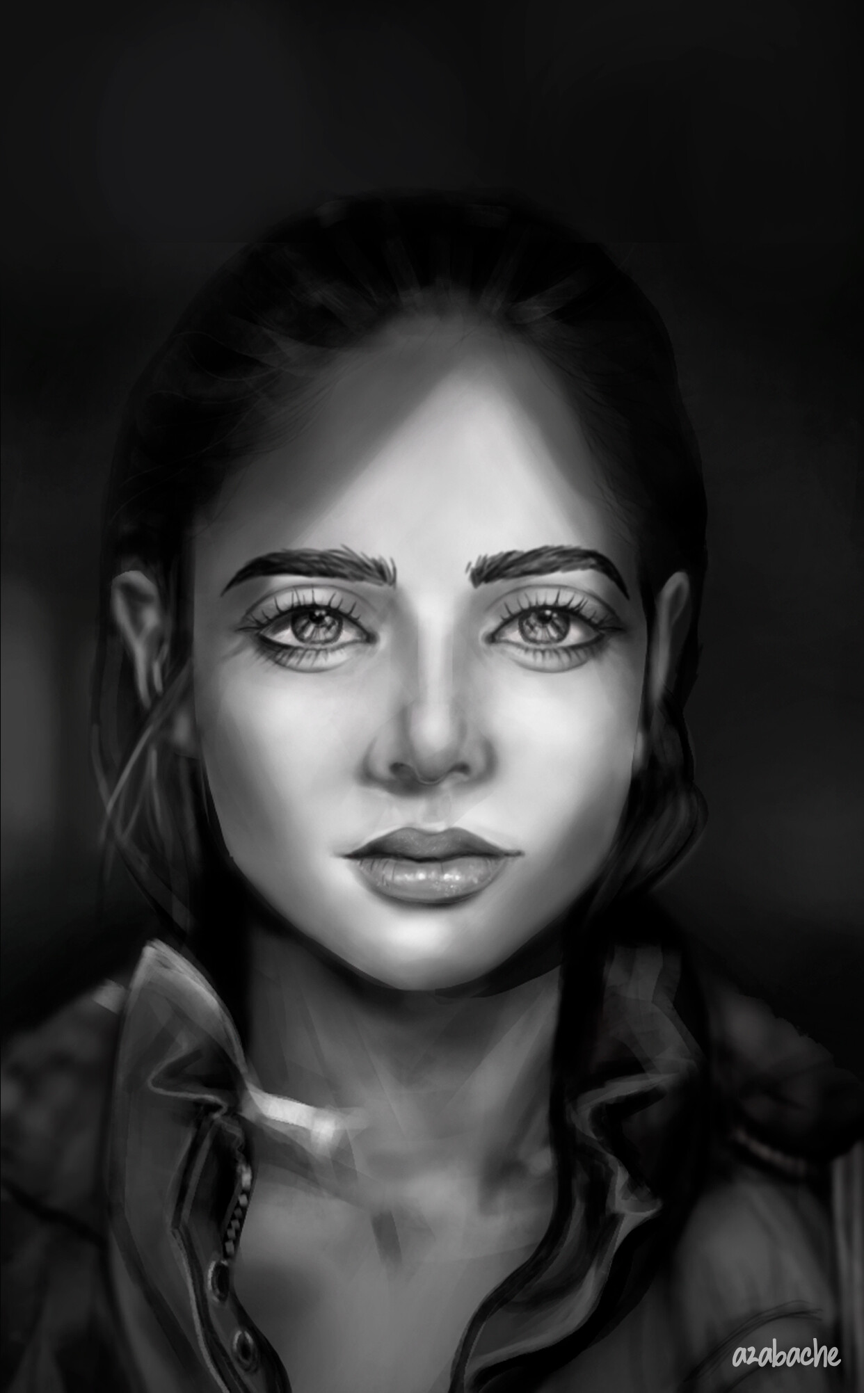 ArtStation - Portrait: Light & shadow study