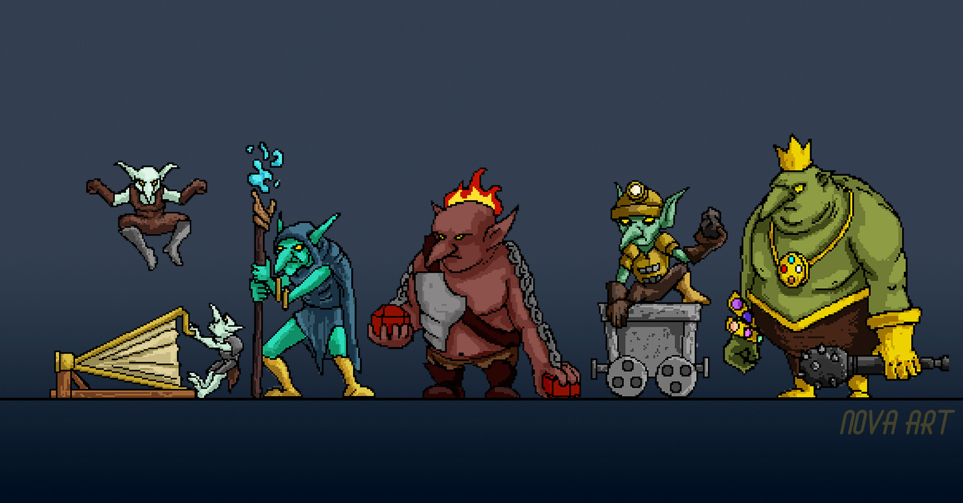 ArtStation - Team of Goblins