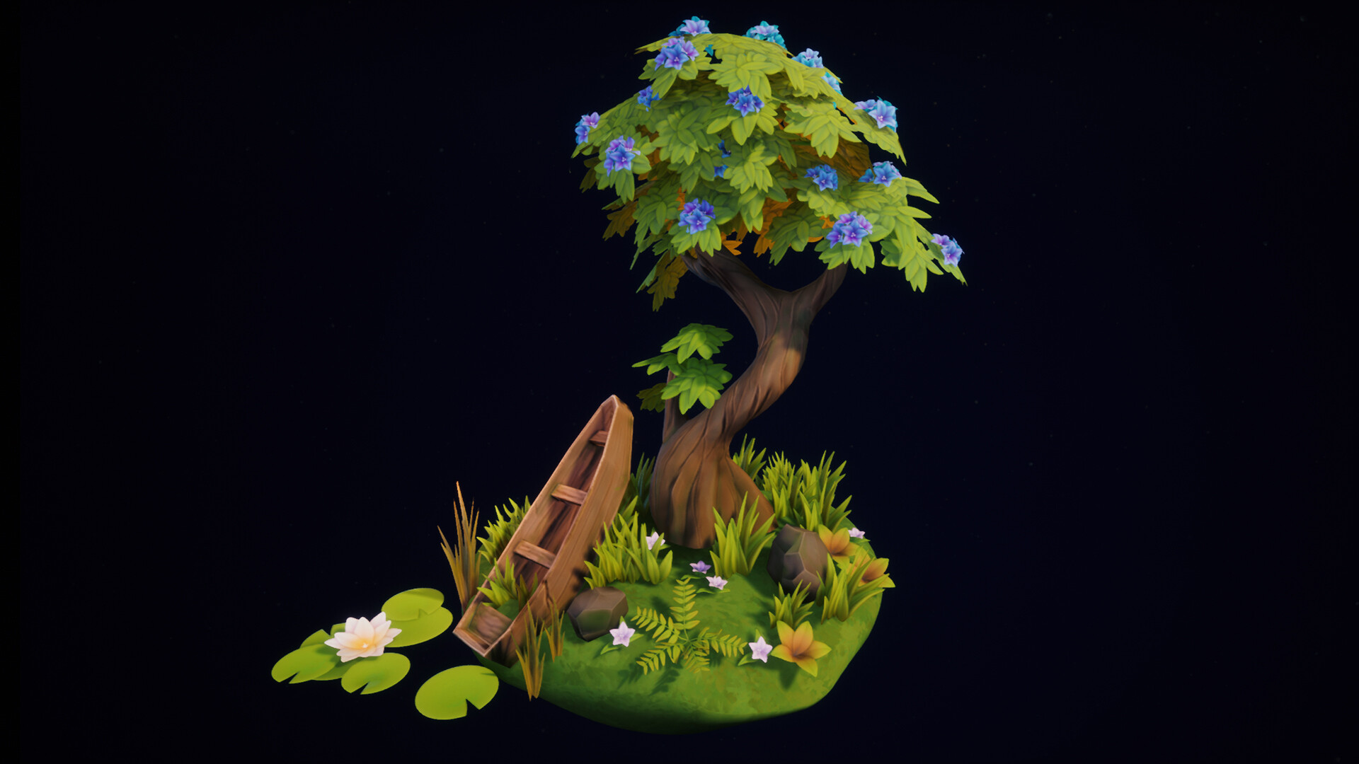 ArtStation - Stylized Plants UE4 Breakdown