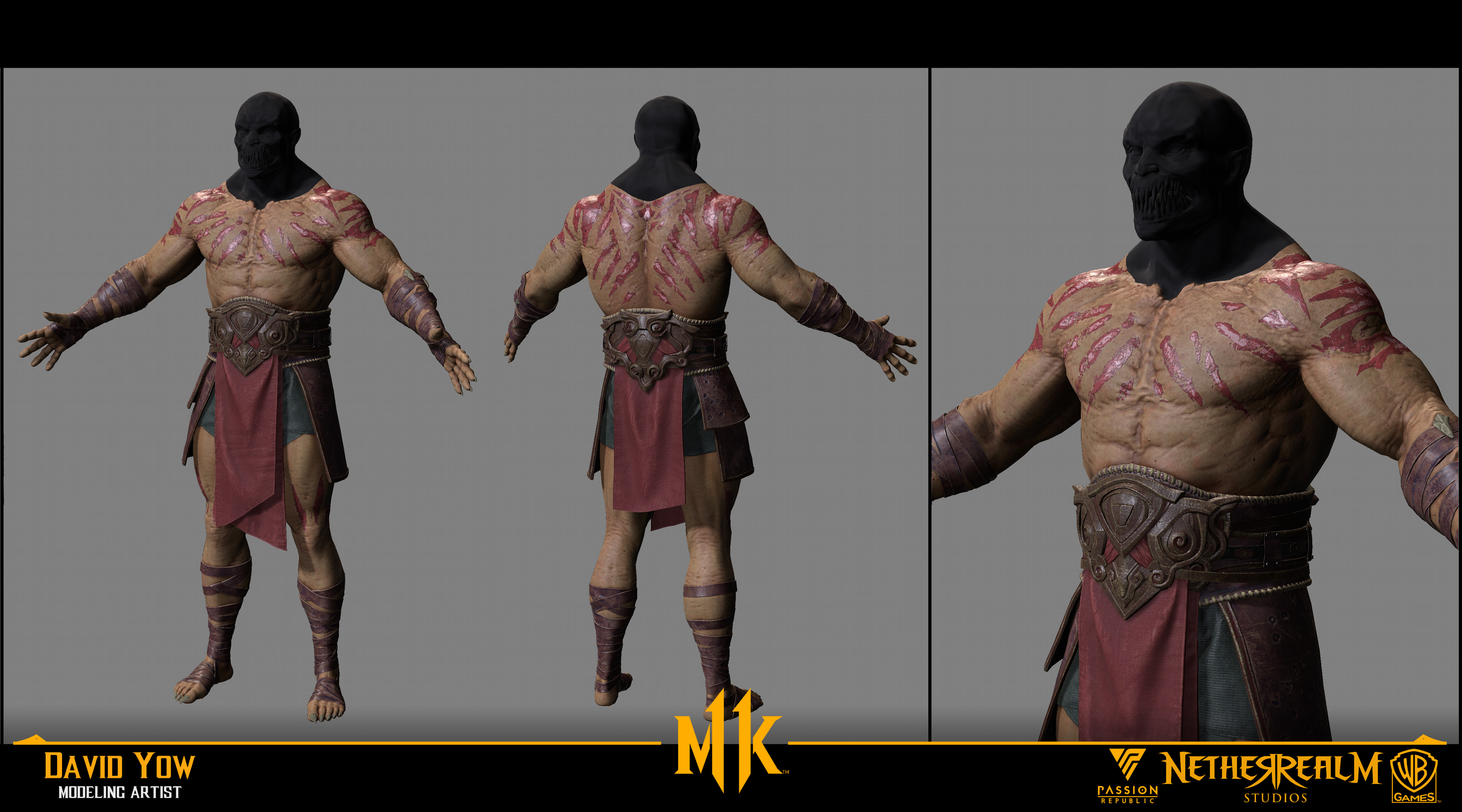David Yow Portfolio - Mortal Kombat 11 - Baraka Past