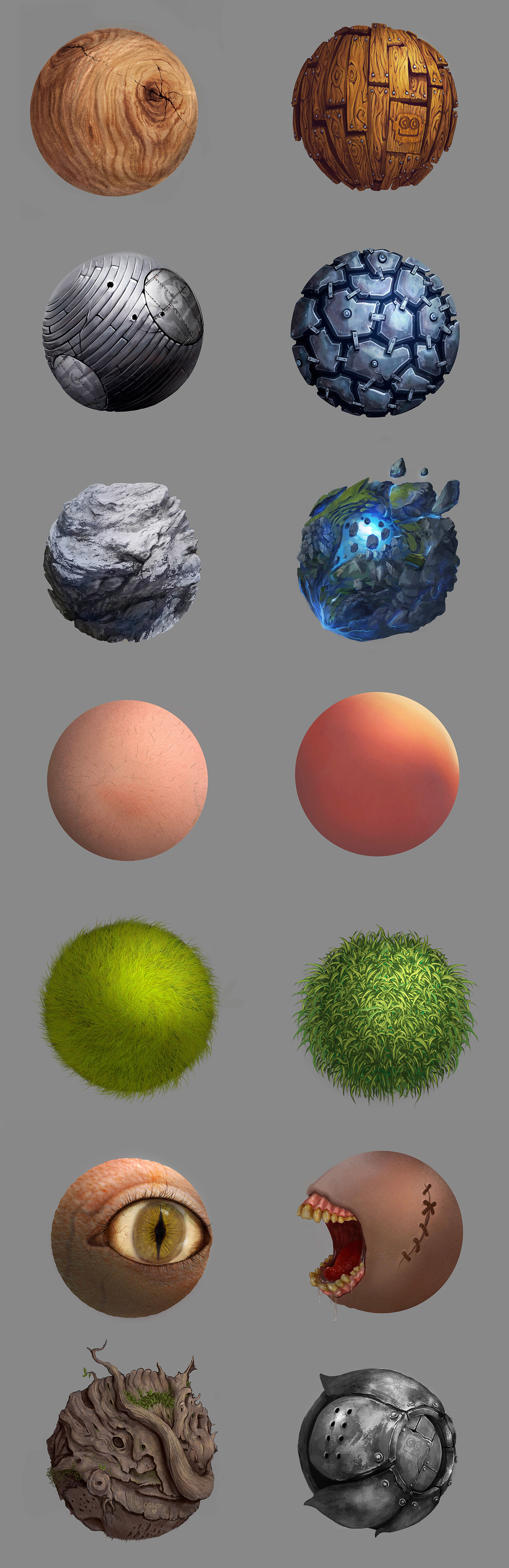 ArtStation - 2D texture practice