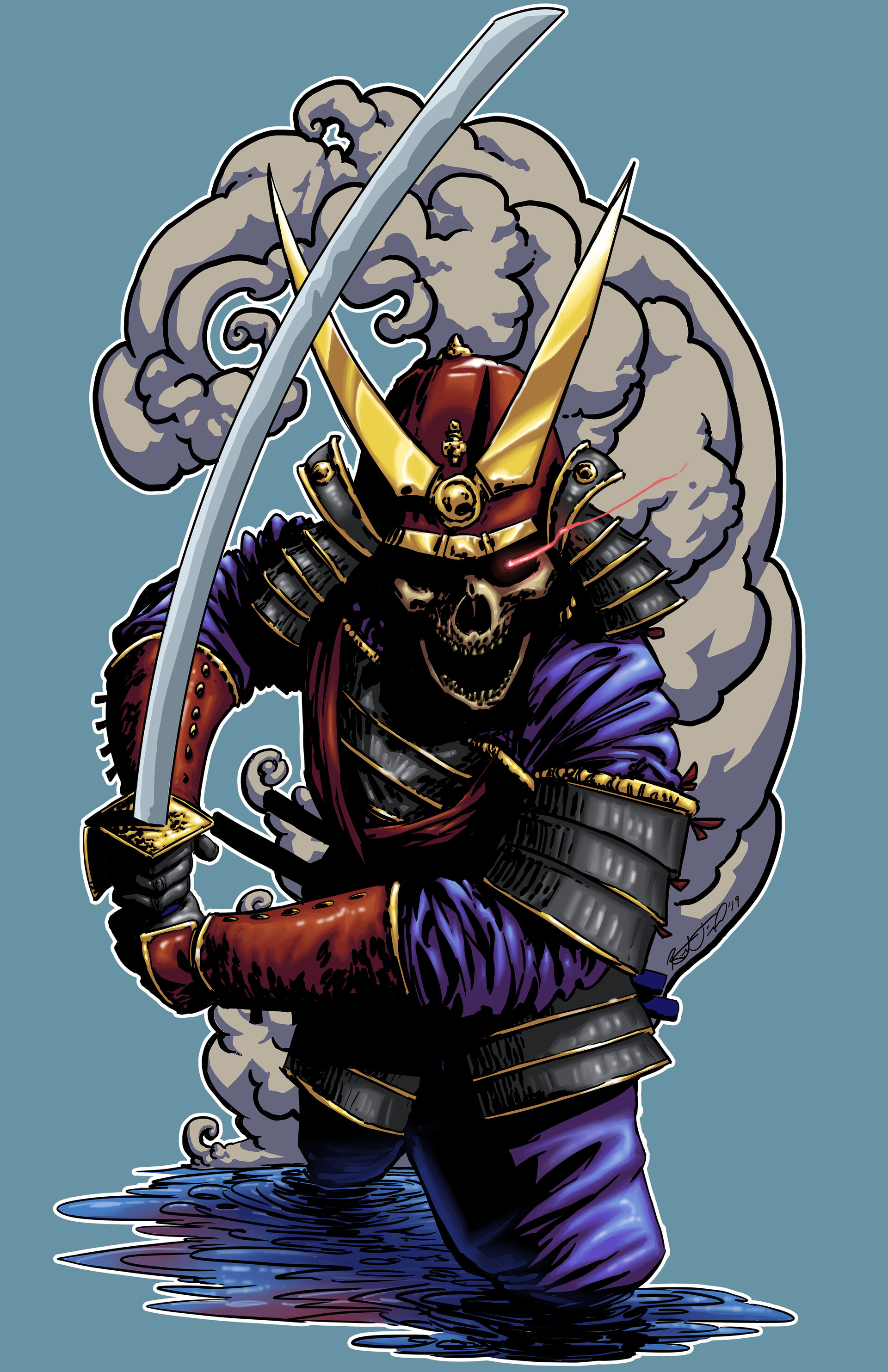 ArtStation - Undead Samurai