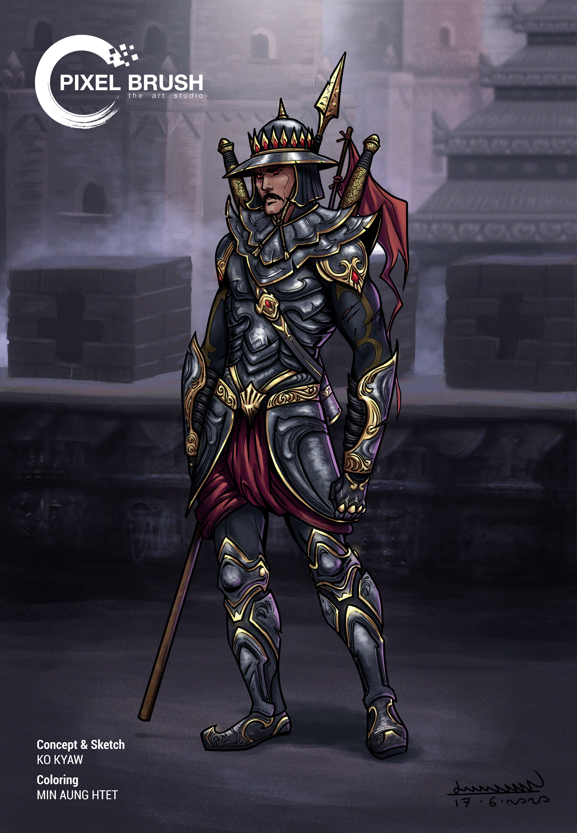 ArtStation - Commender of Burmese Army