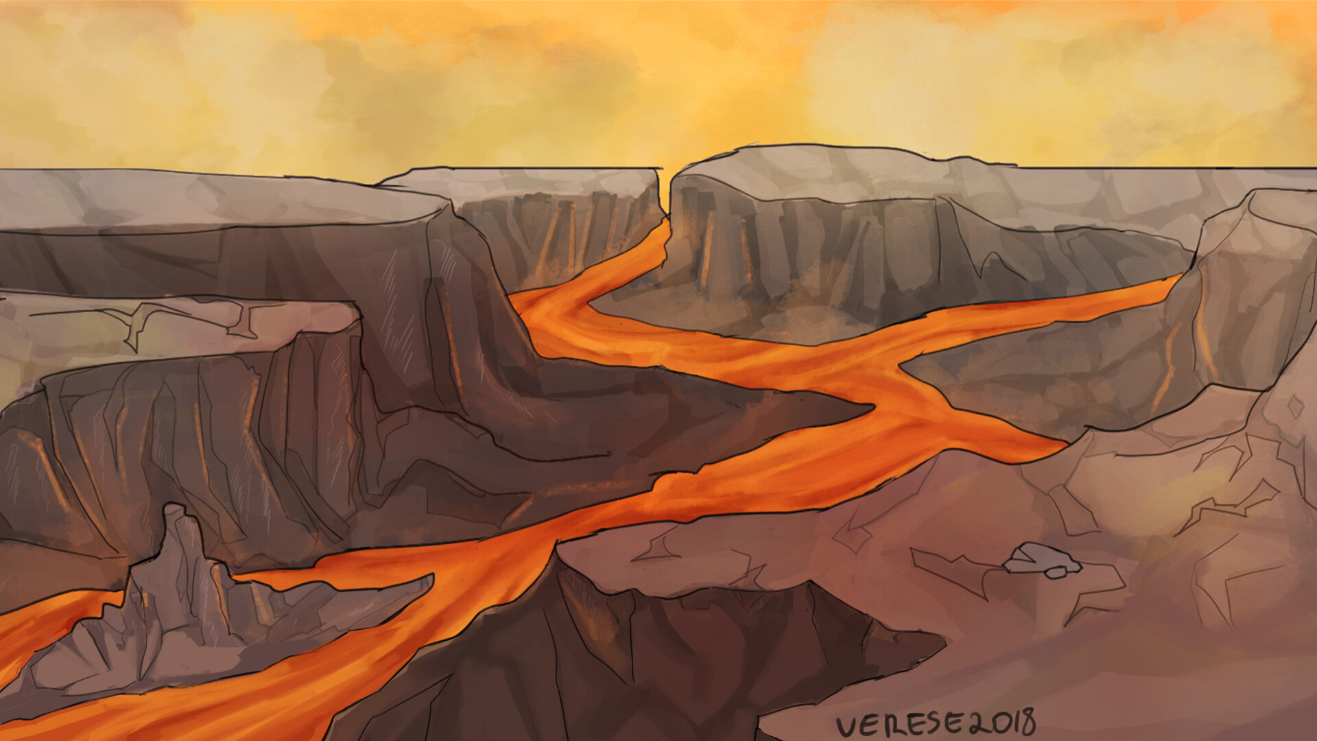 ArtStation - Hell Loading Screen