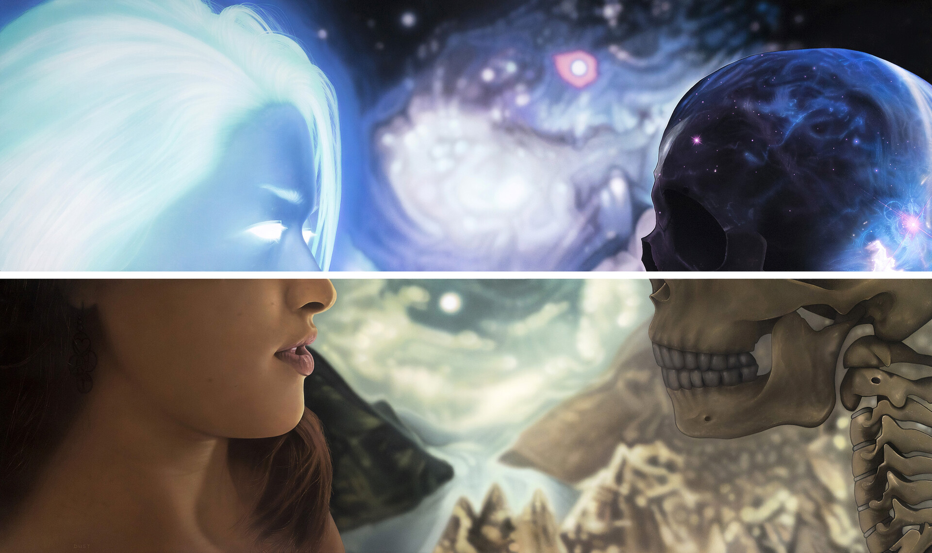 ArtStation - "Divinity", 96"x57", Acrylic on Linen