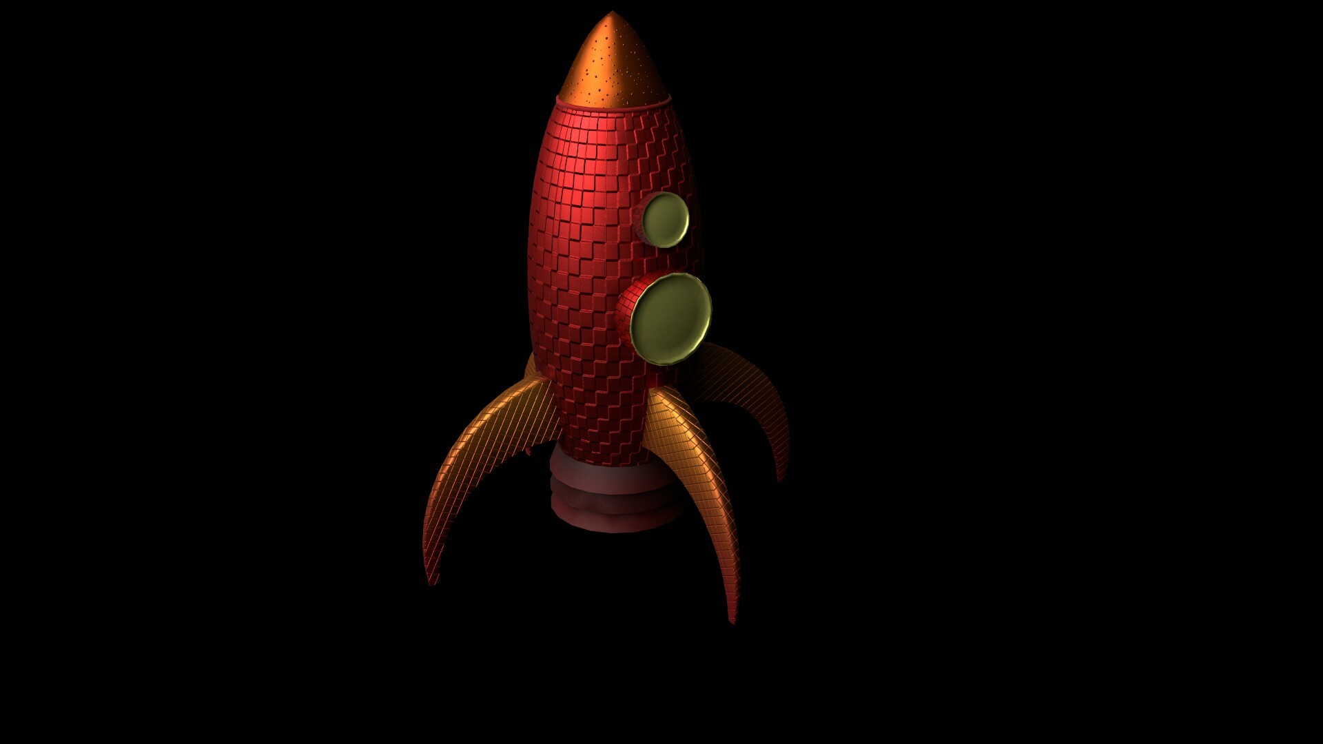 ArtStation - stylized rocket