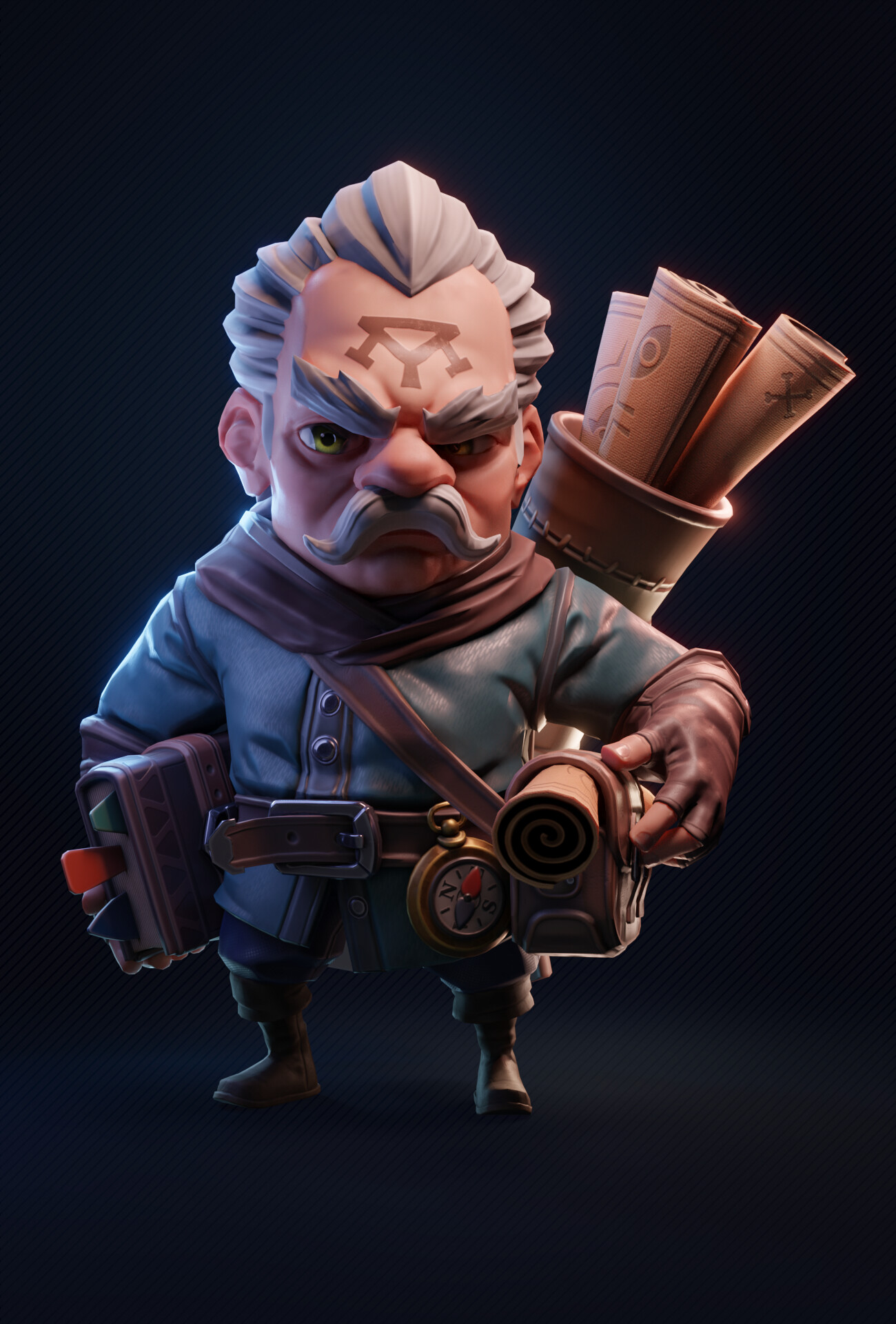 Guillaume Mahieu - 3D Stylized Character "The Archaeologist" Tutorial ...