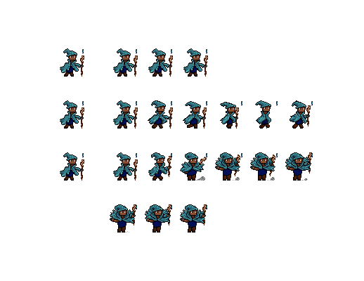 ArtStation - Mage Sprite Sheet, Eamon O'Connor