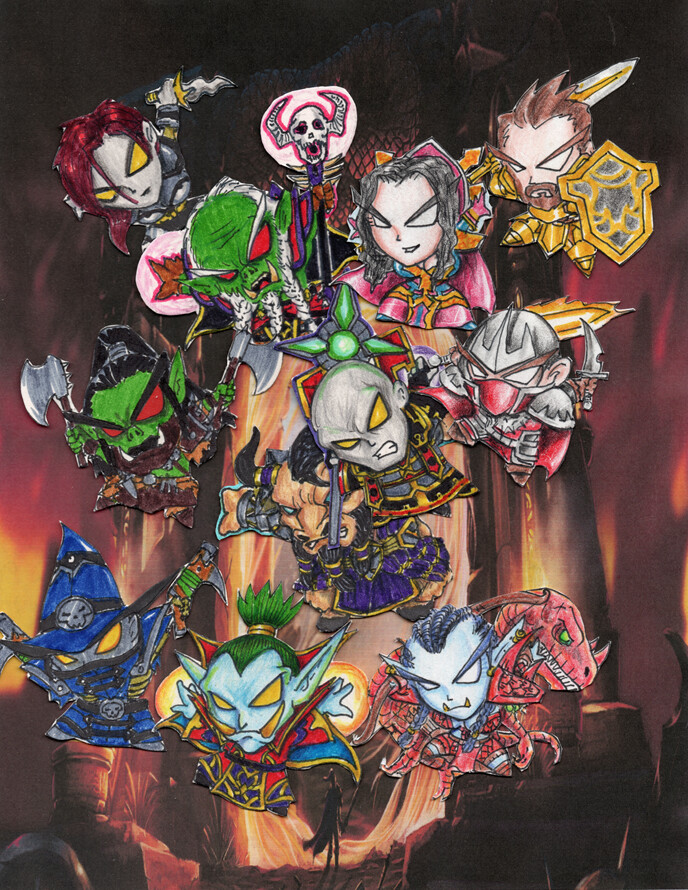 ArtStation - World of Warcraft TCG Chibis 1