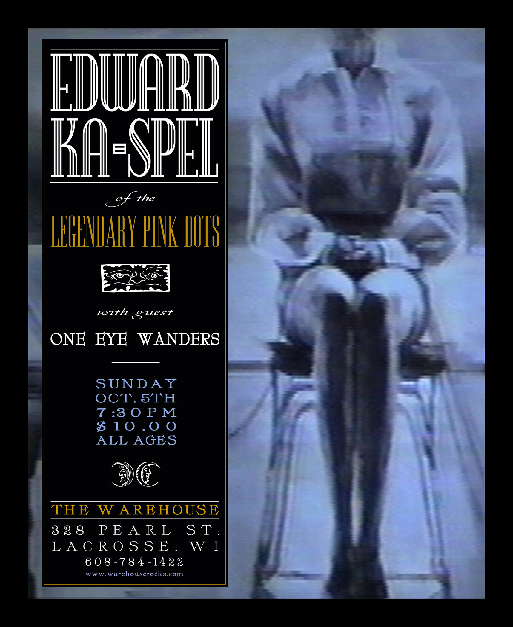 ArtStation - Edward Ka Spel - concert poster