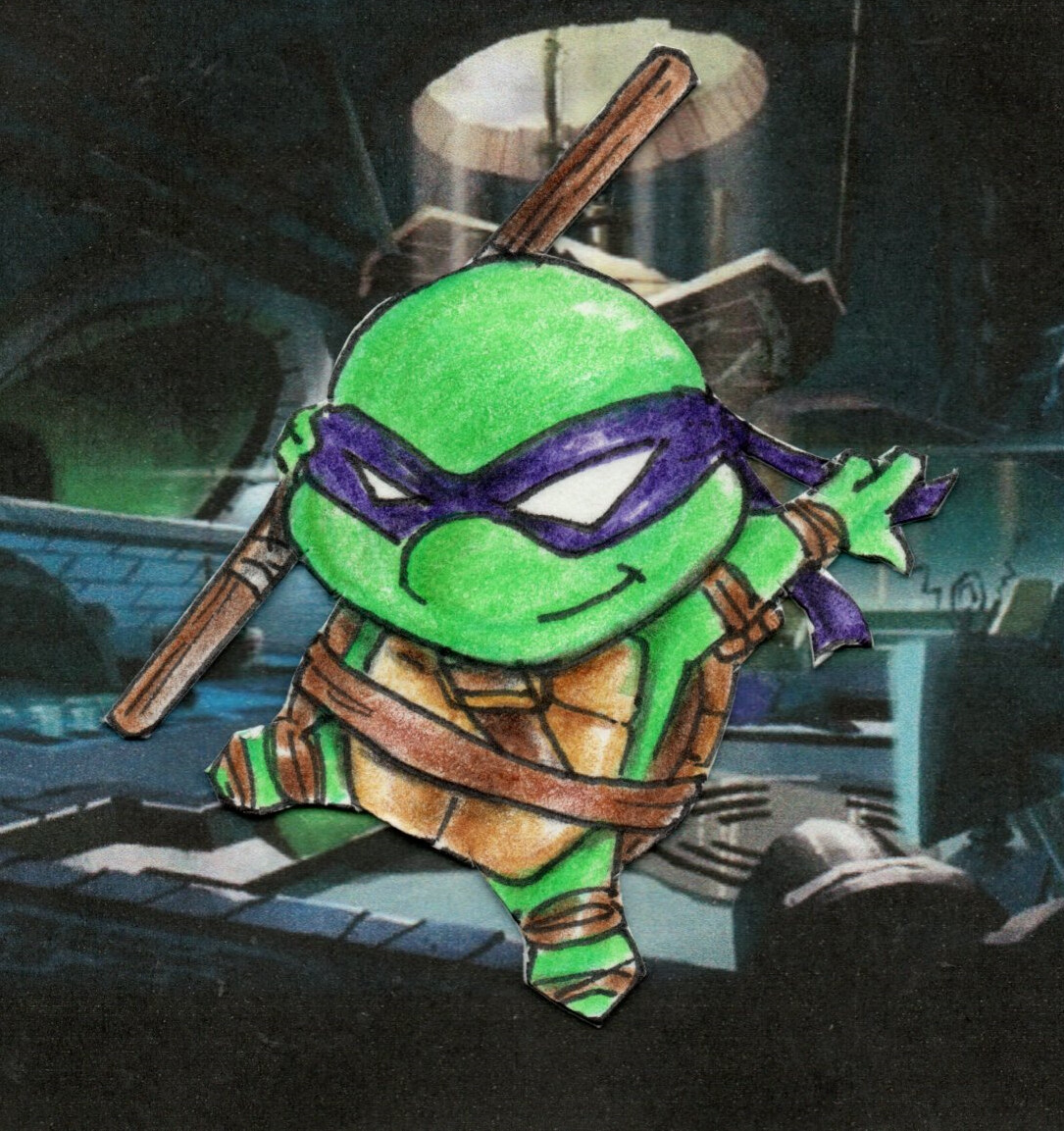 ninja turtle chibi drawing