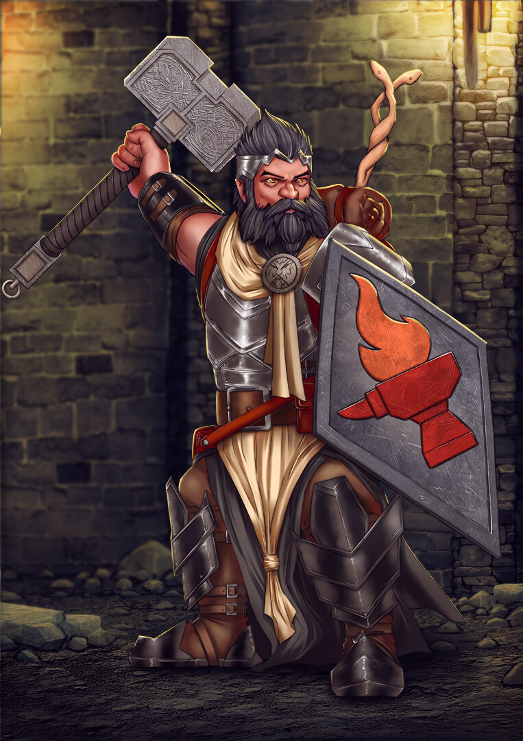 Iori Shibasaki - [Commissioned Work] D&D Character - Dwarf Cleric of ...