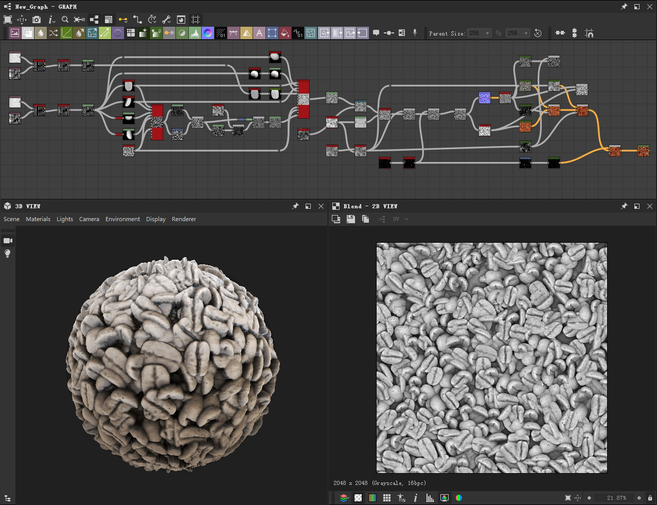 拜哈因 - Substance Designer#Coffee Beans