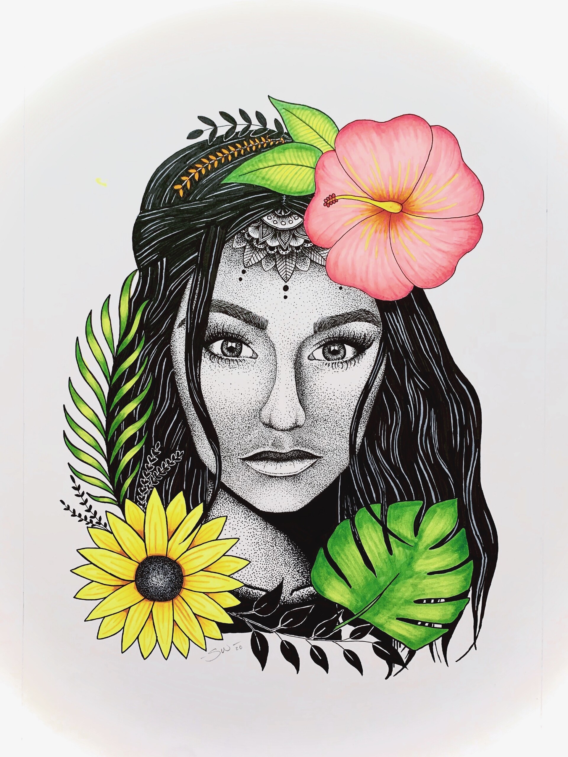 Sarah Woodcock - Portraits Copic markers