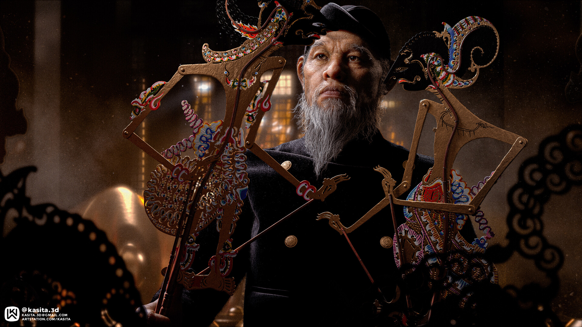 ArtStation - Wayang Dhalang.