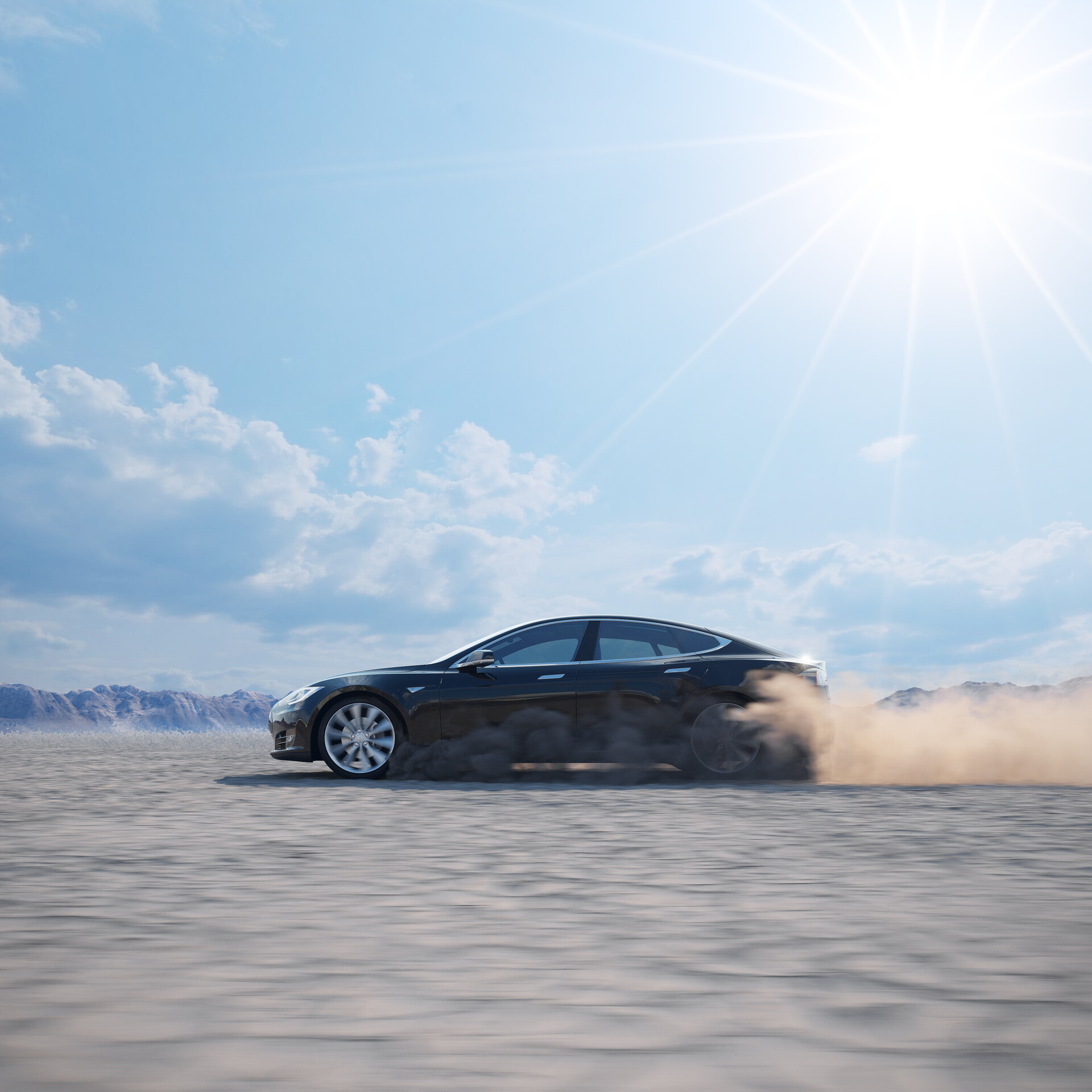 ArtStation - Tesla Model S photorealistic visualization