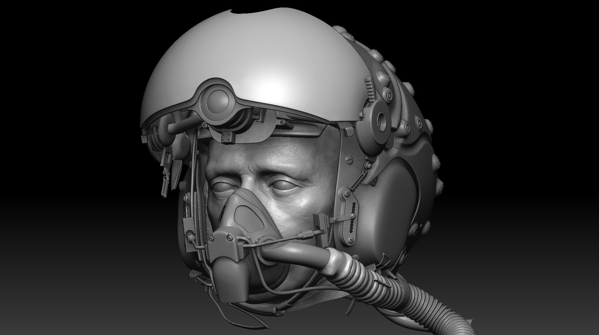 ArtStation - f 35 pilot helmet
