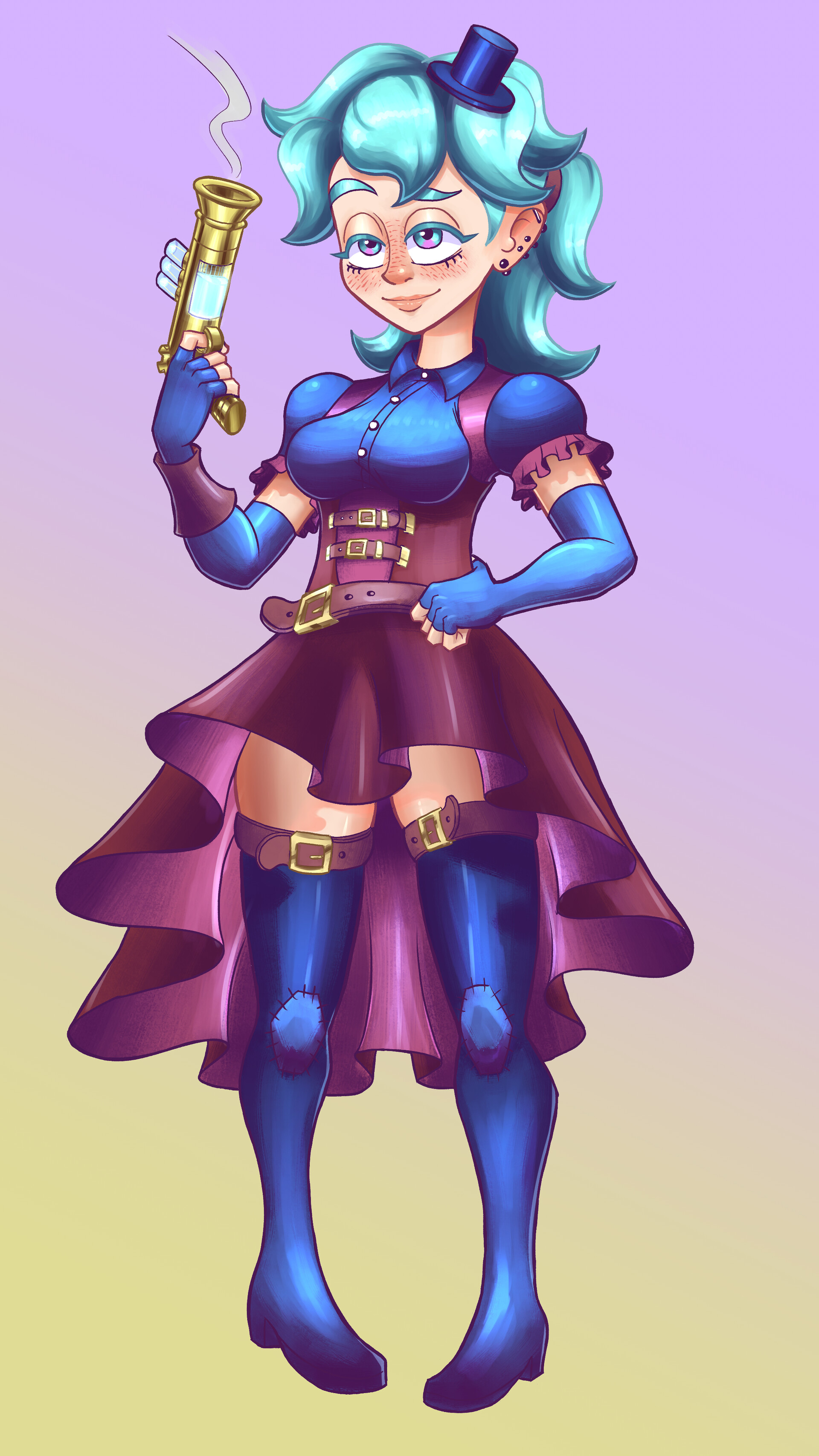 ArtStation - Evelyn Steampunk (oc)