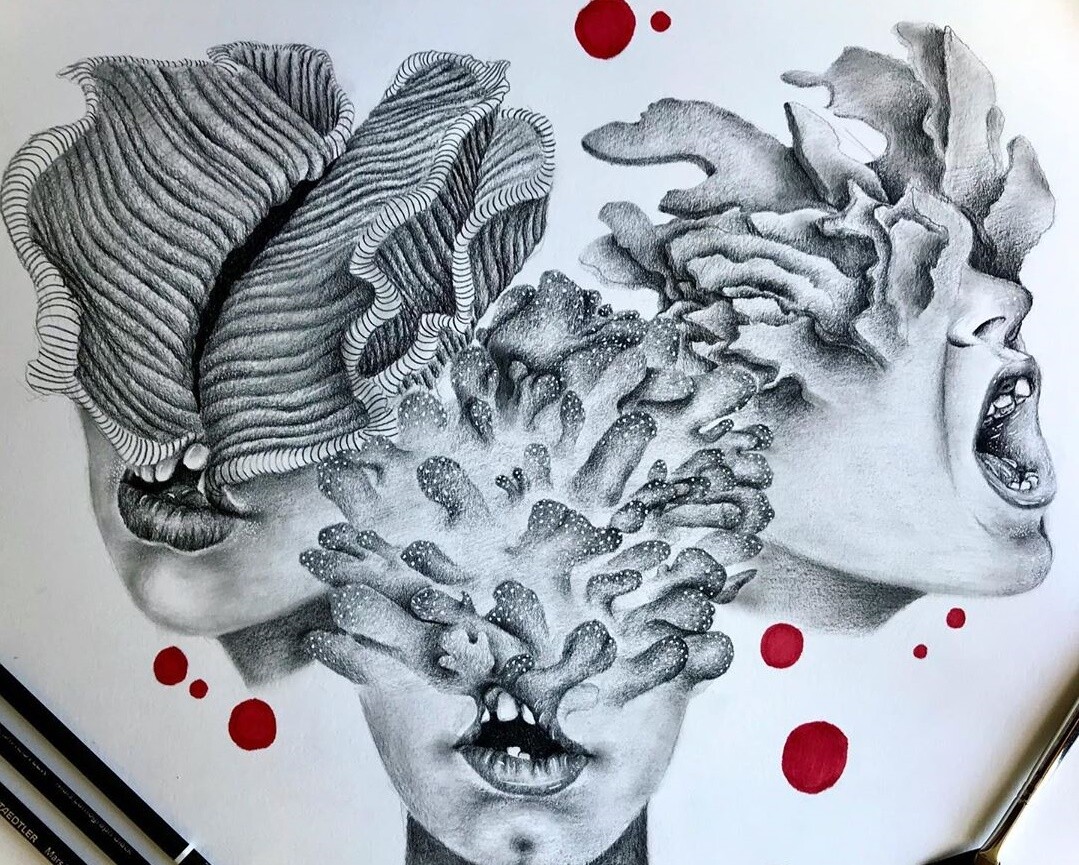 ArtStation - clickers tlou2 sketch