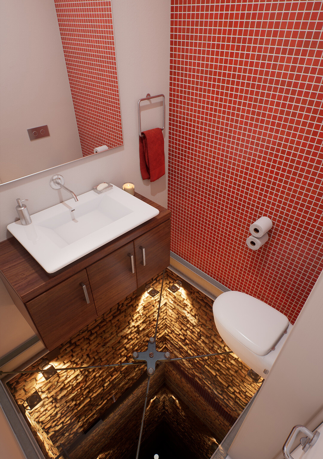 elevator shaft texture