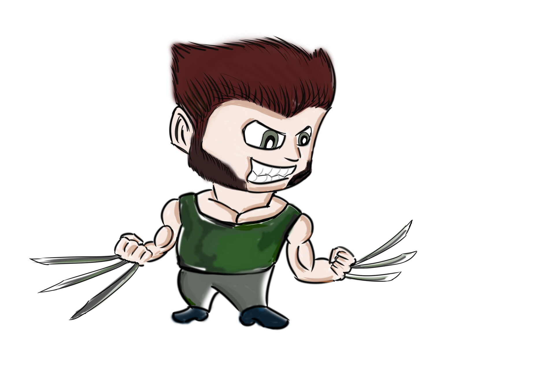 ArtStation - Chibi X-men drawing