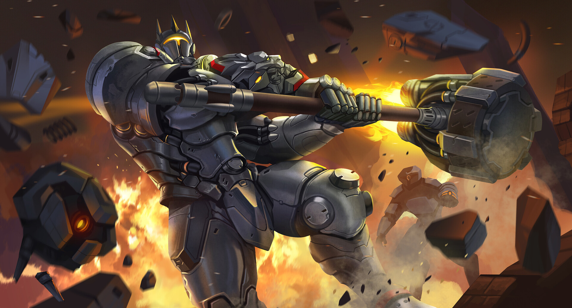 ArtStation - overwatch Reinhardt fanart