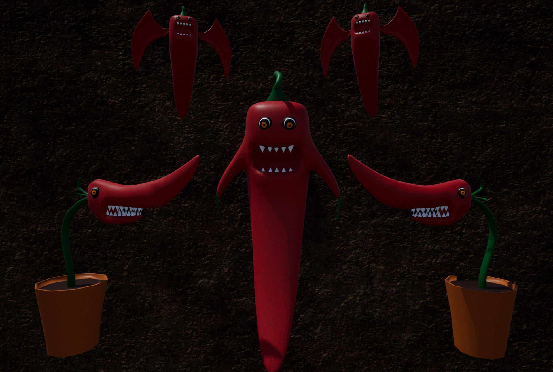 ArtStation - Chilli Monsters