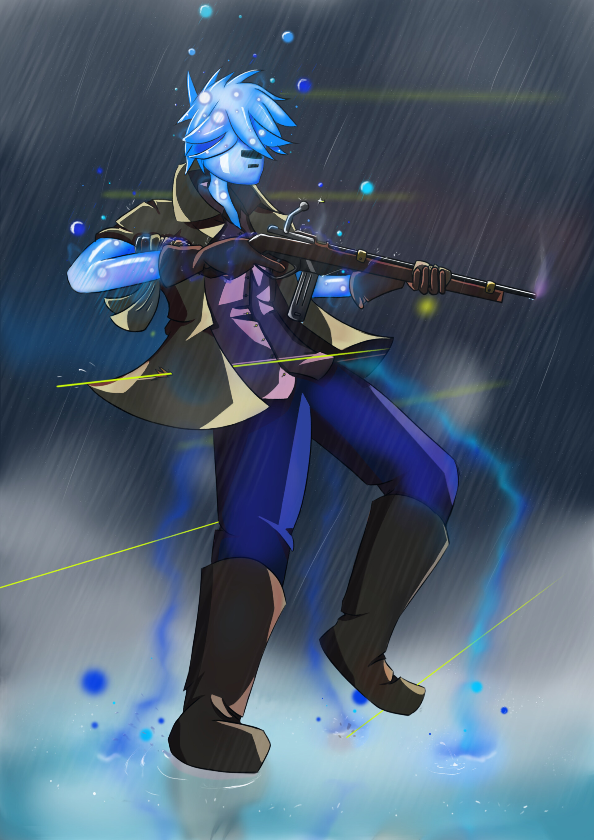 ArtStation - The Blue Cowboy