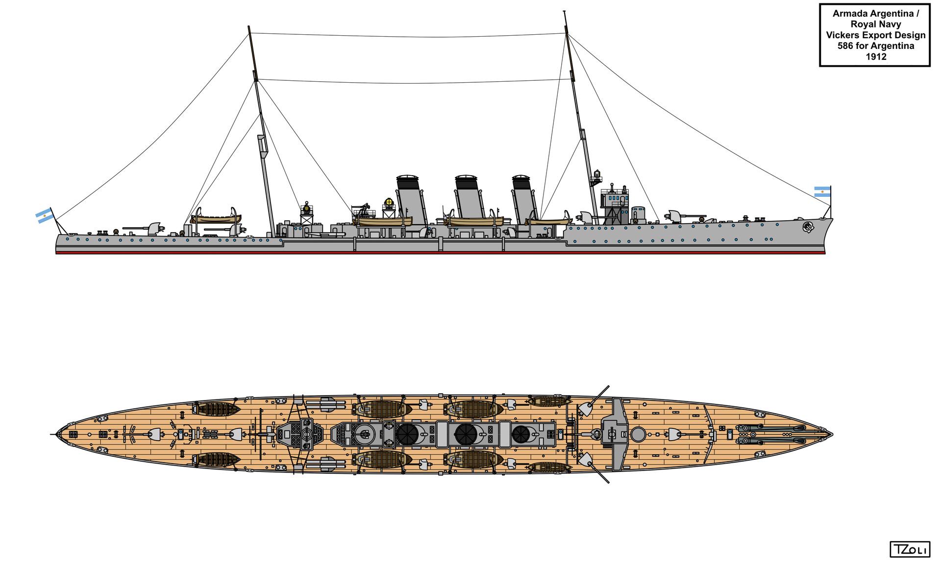 Takács Zoltán - TZoli - Vickers Export Design 586 for Argentina