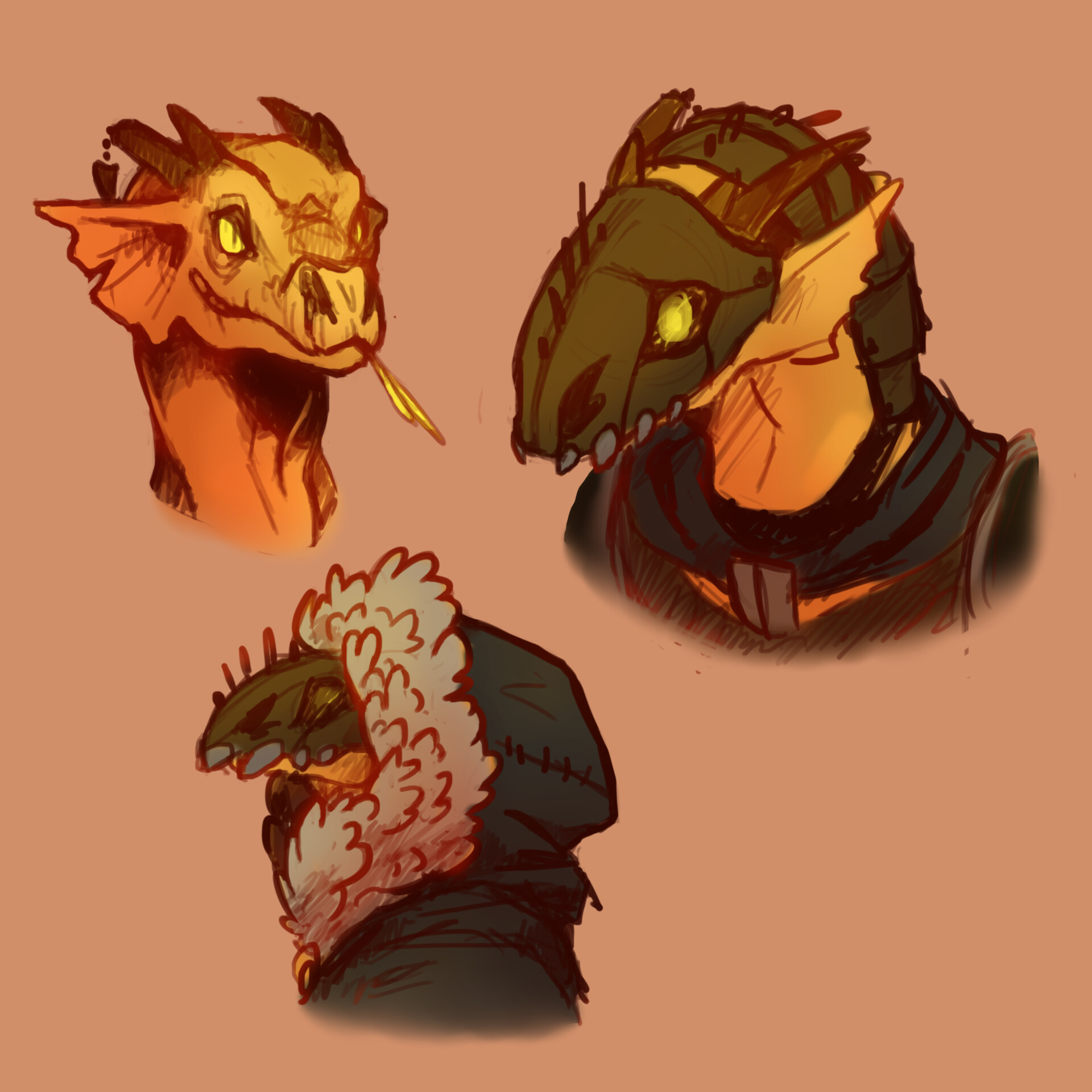 ArtStation - Kobold sketches