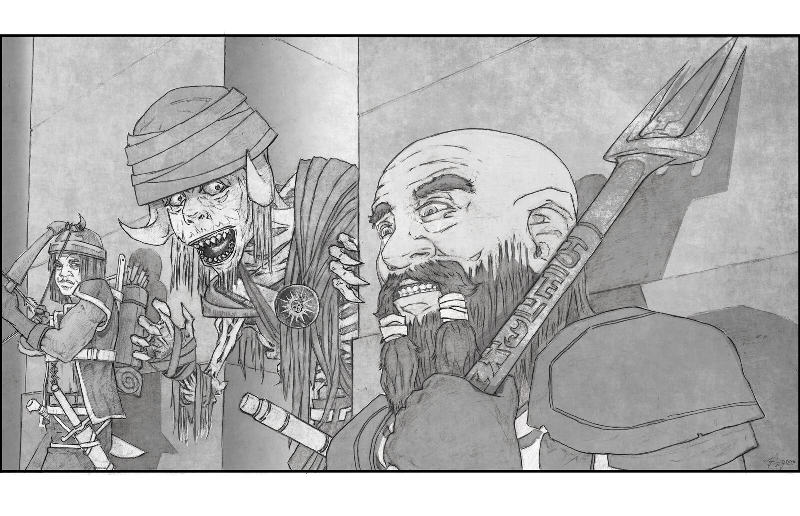 ArtStation - Old School Dungeons and Dragons - Huequeva