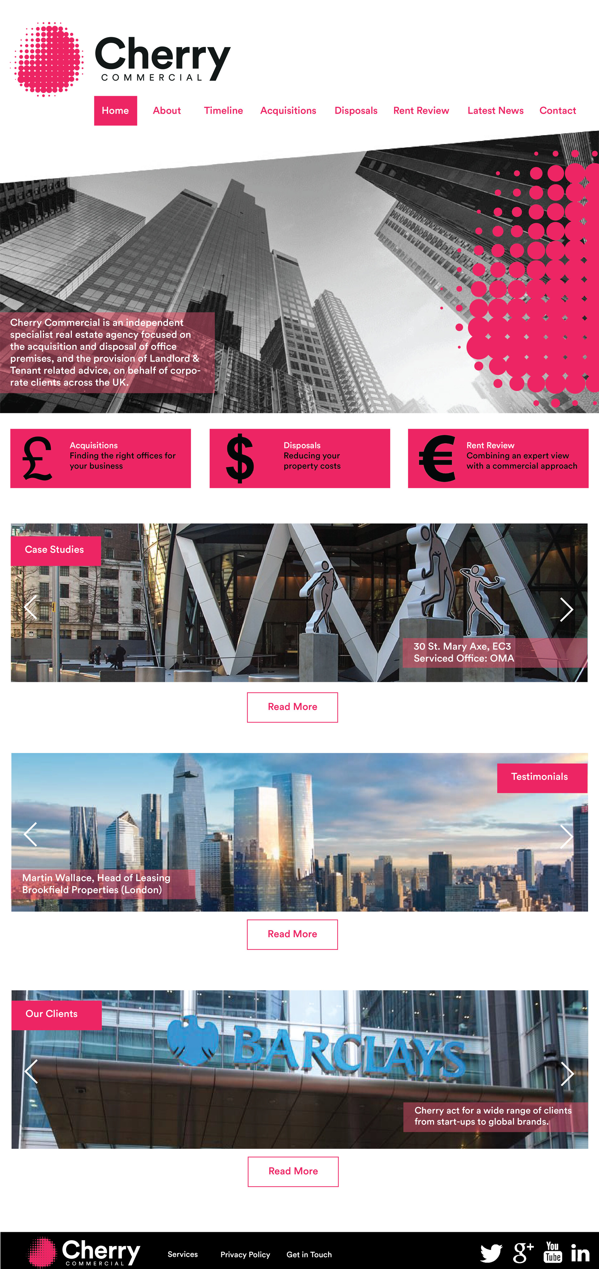 ArtStation - Cherry Website Mockup