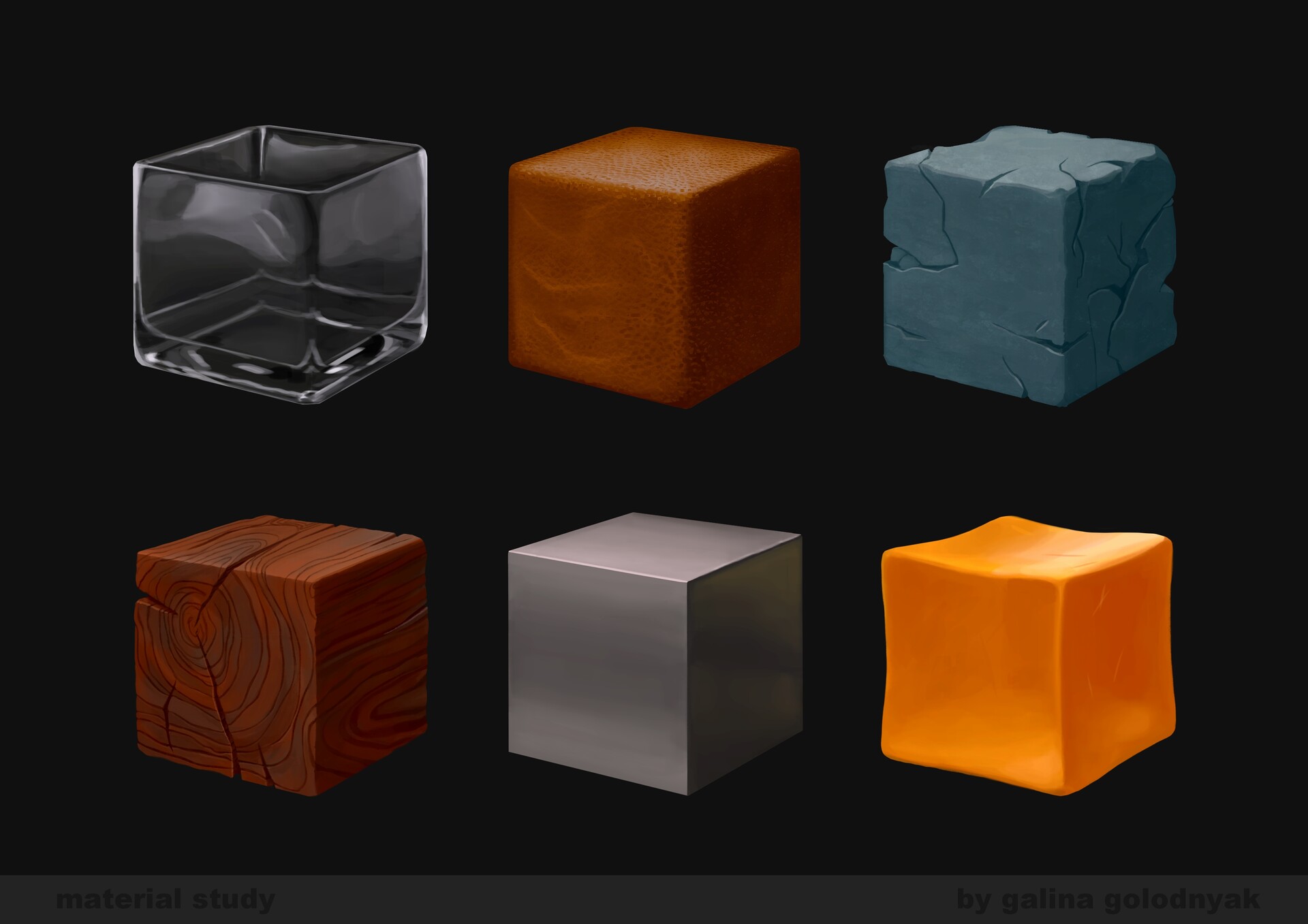 ArtStation - Material Study