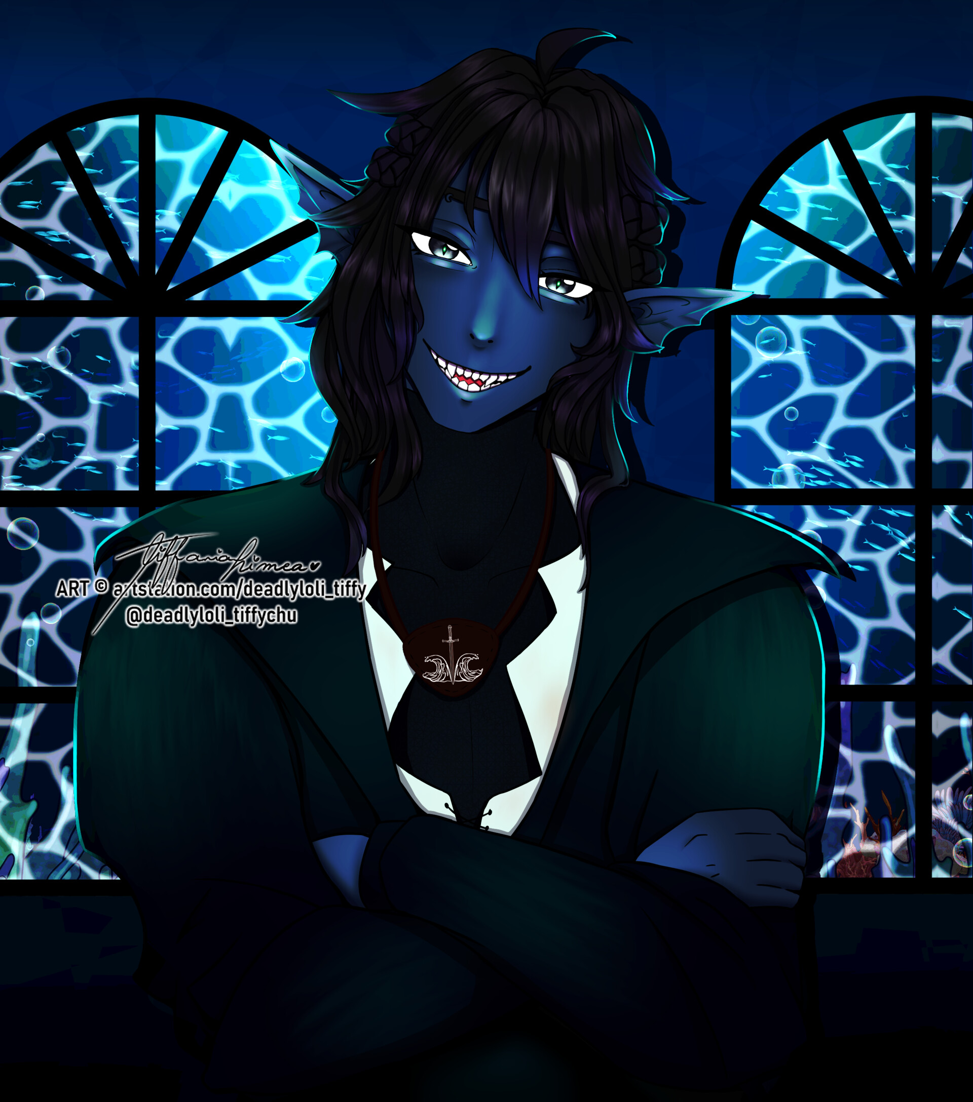 ArtStation - Pirate Mermaid Commission: River