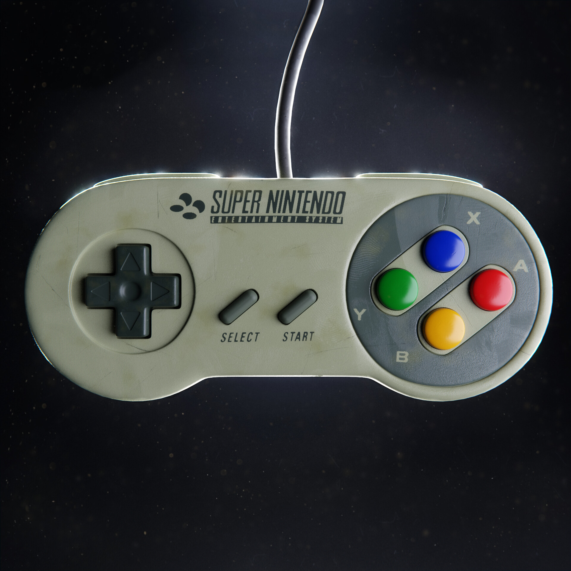 ArtStation - Snes Controller