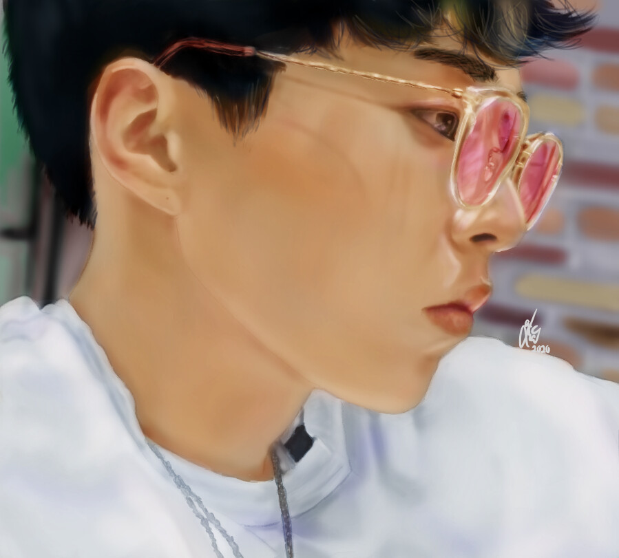 ArtStation - Drawing of Xiumin
