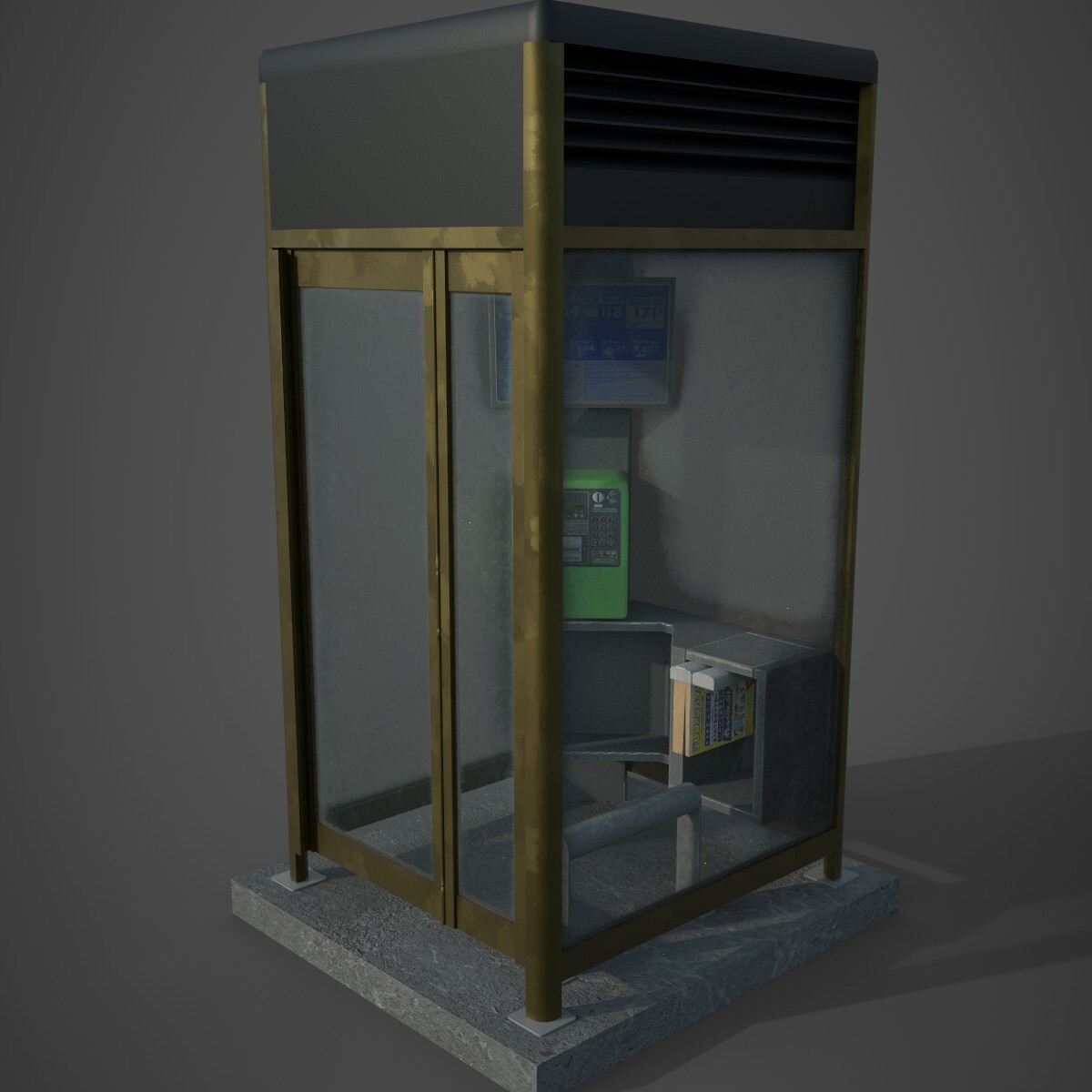 ArtStation - 3D Japanese Phone box