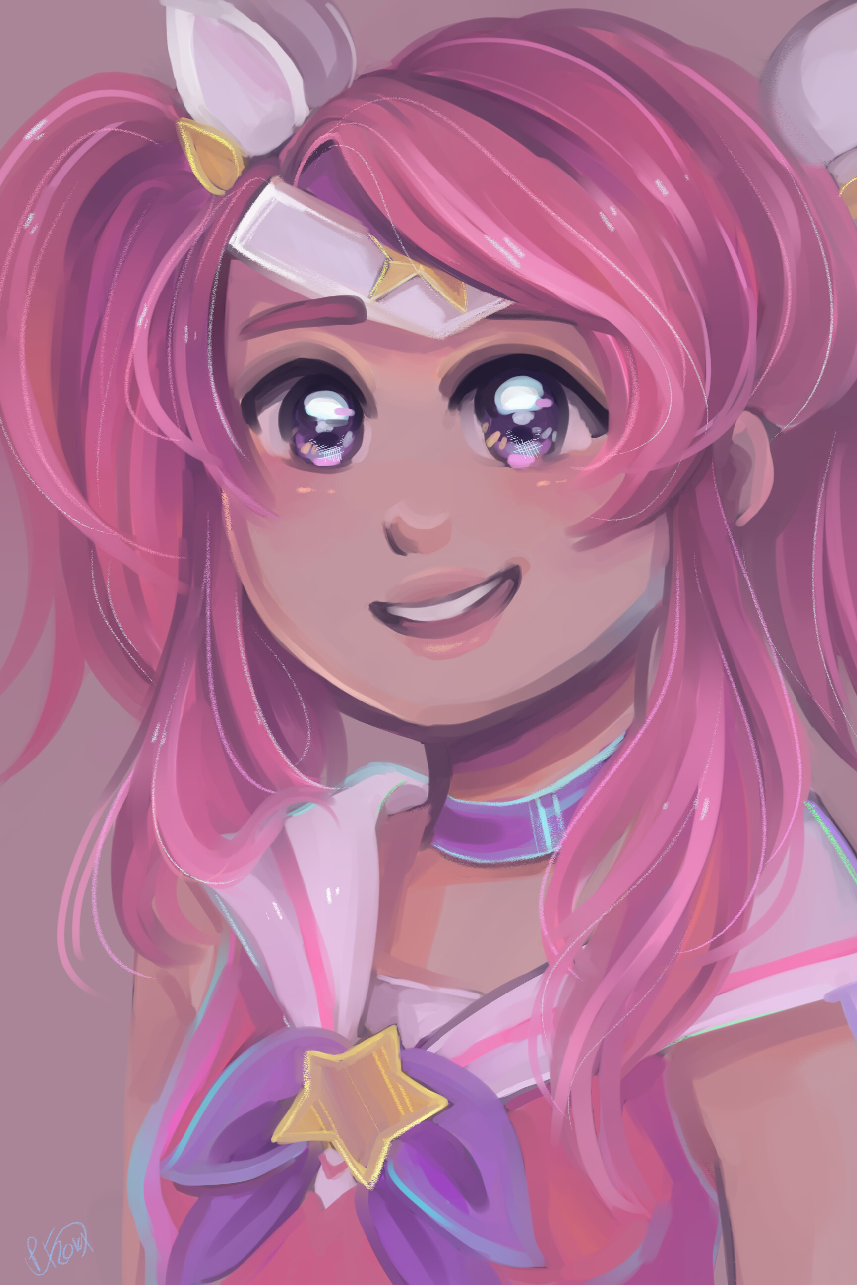 ArtStation - Star Guardian Lux Portrait
