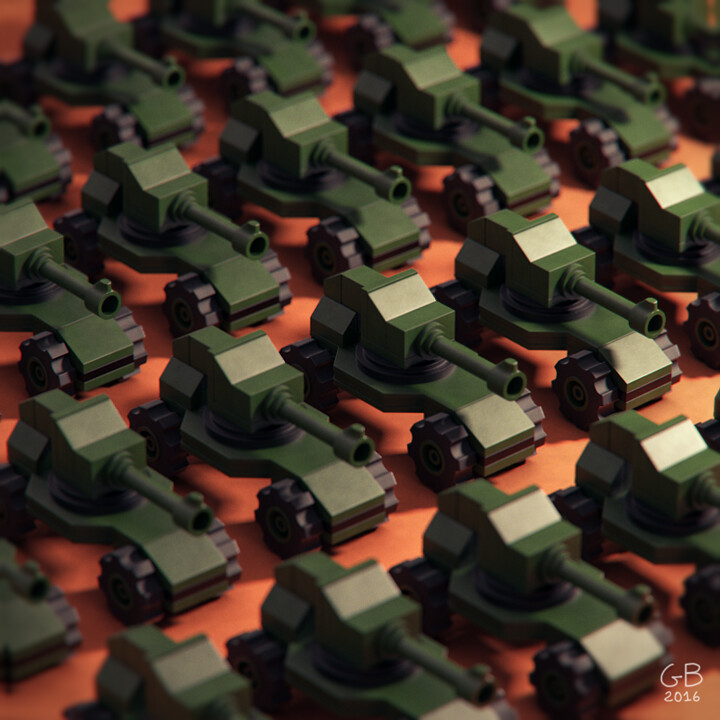 ArtStation - 01/06/2016 Military factory I / Usine militaire I