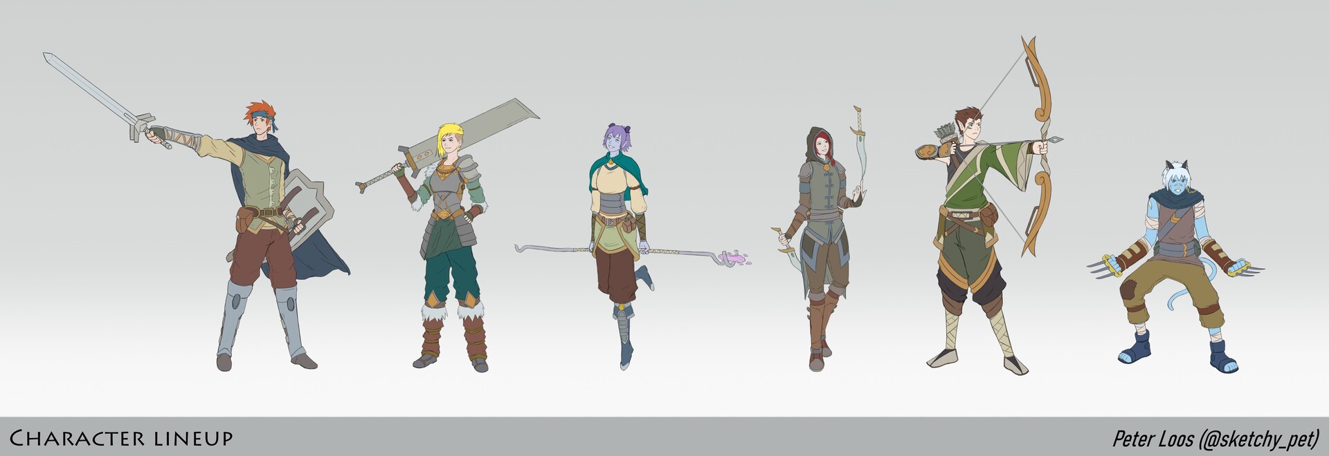 Peter Loos - Lightbox Expo: Box of Mystery - Character Design - The six ...