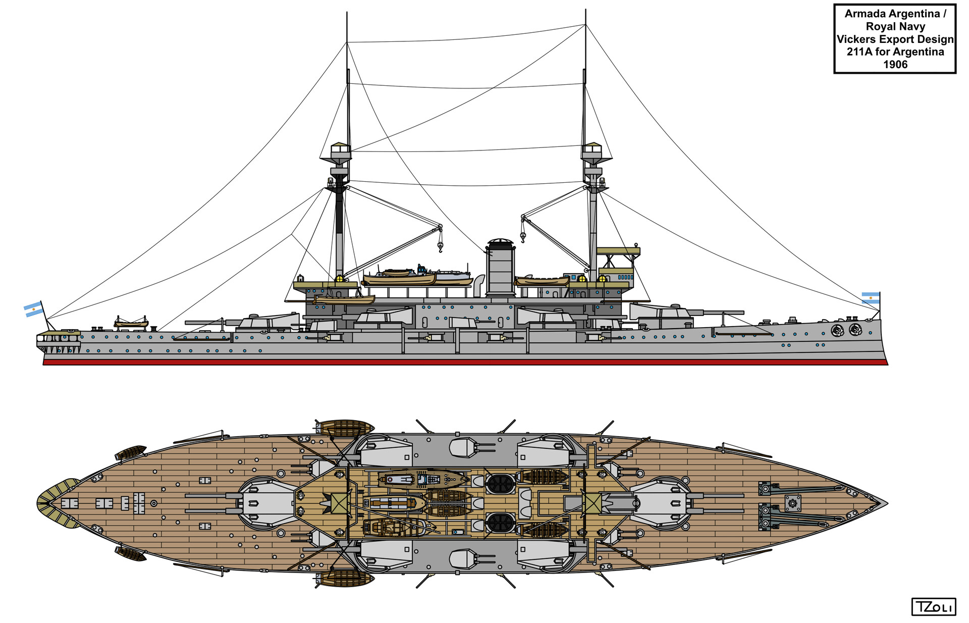 Takács Zoltán - TZoli - Vickers Export Design 211 for Argentina