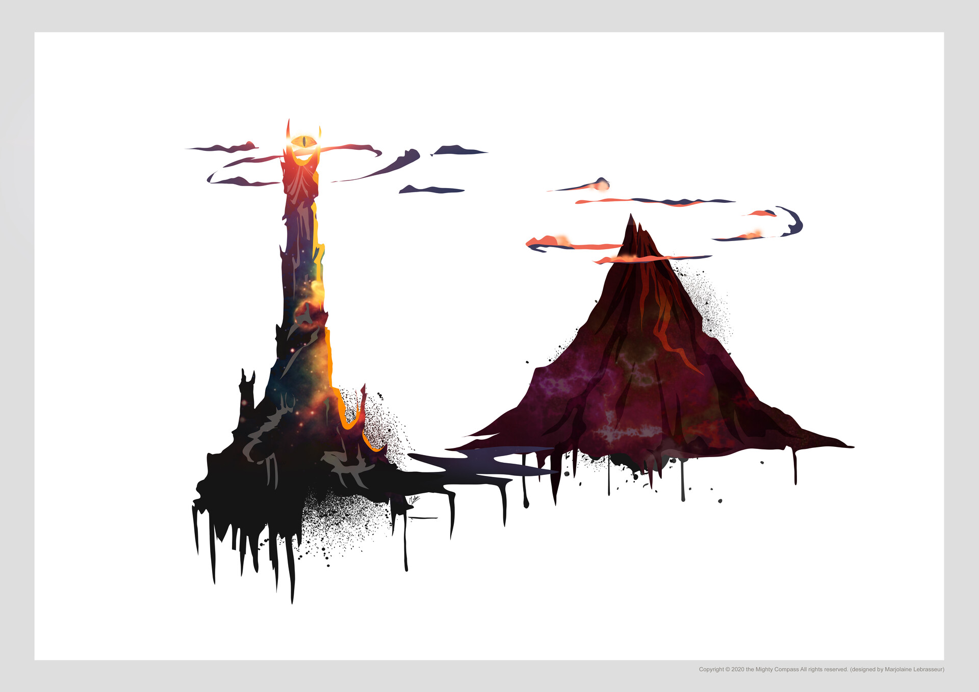 mount doom size