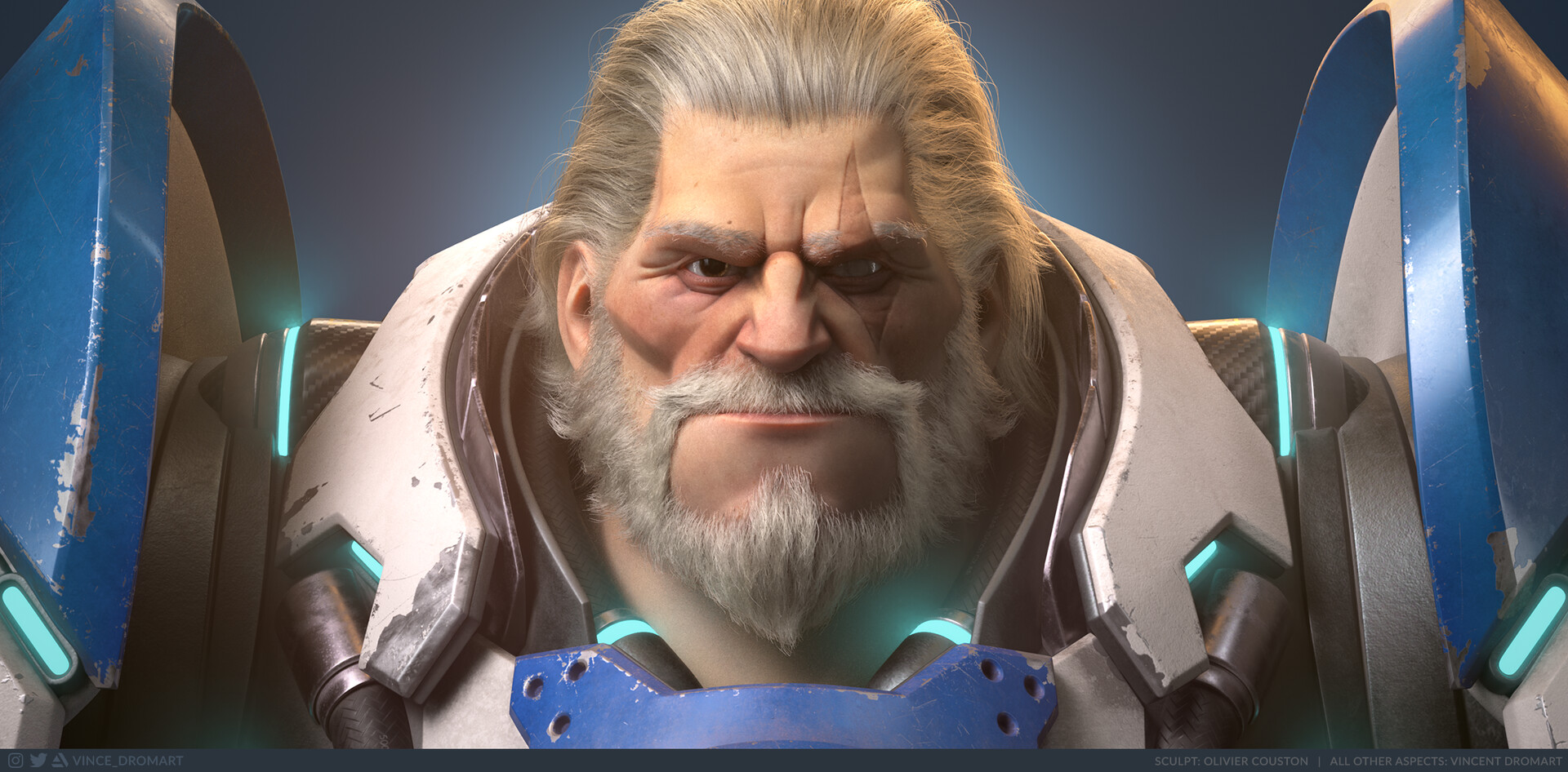 Vincent Dromart - Overwatch Uprising - Reinhardt