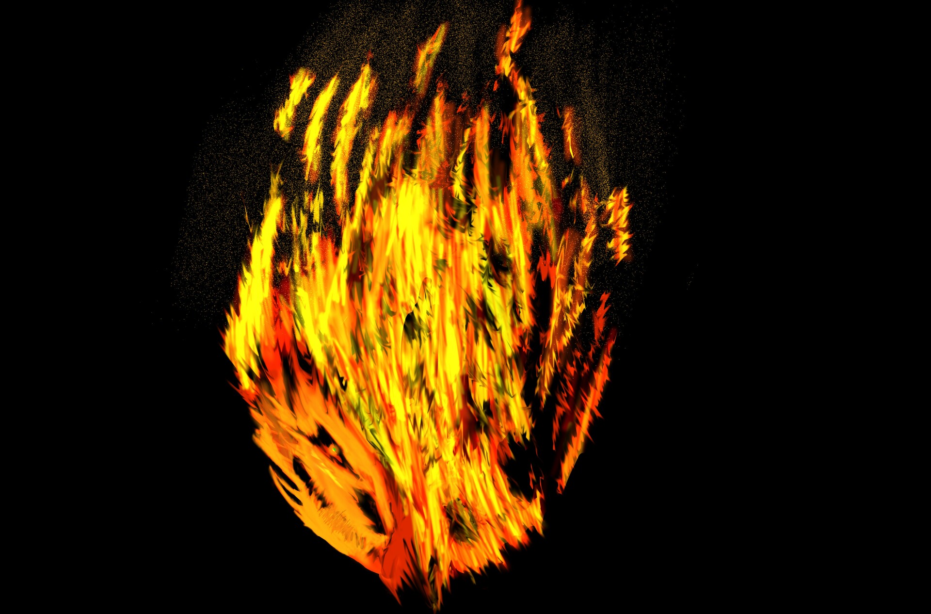 ArtStation - A world in flames