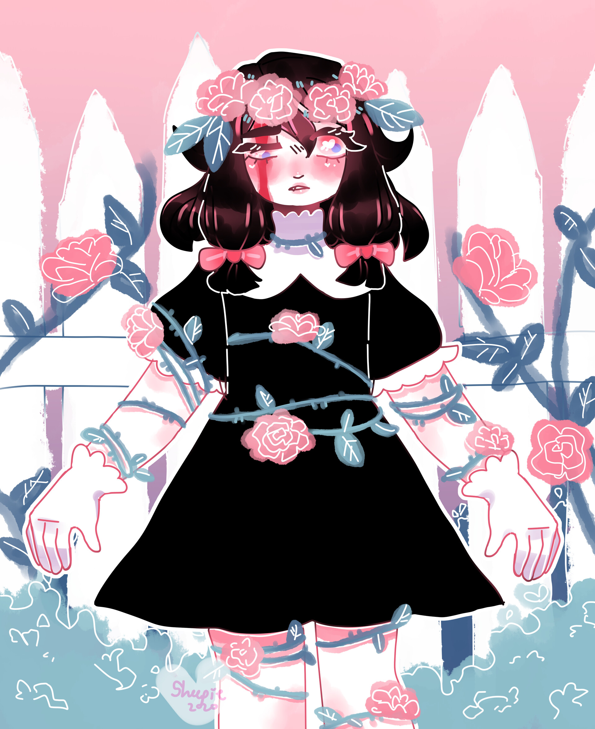 ArtStation - Rose Garden