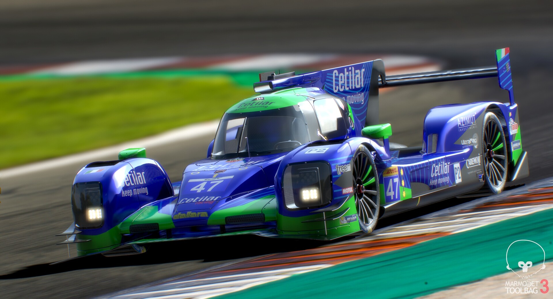 OpticalDreamSoft - Cetilar Racing WEC LMP2 Season 2019 2020 3D model