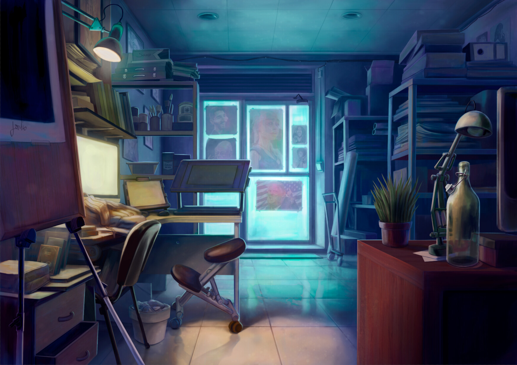 ArtStation - My Cave - Indoor Background Environment