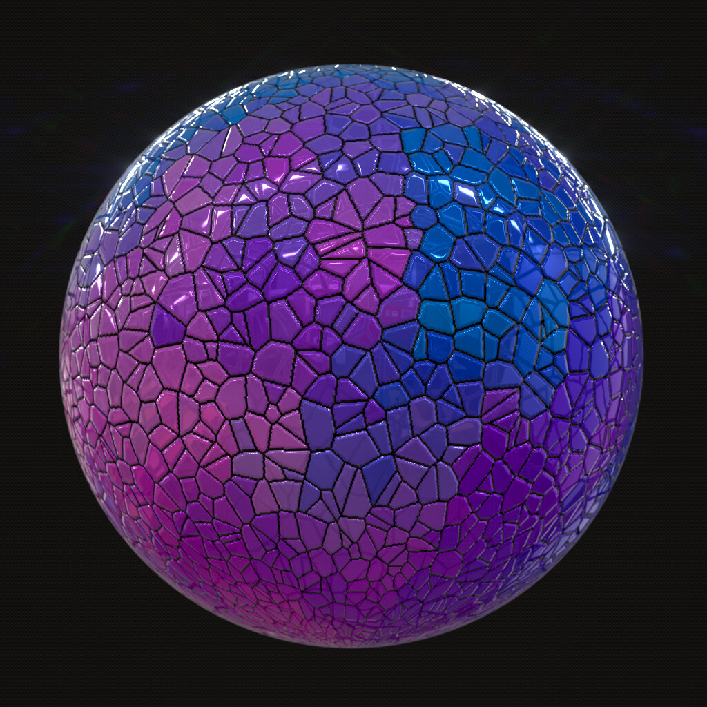 ArtStation - Stained Glass Material