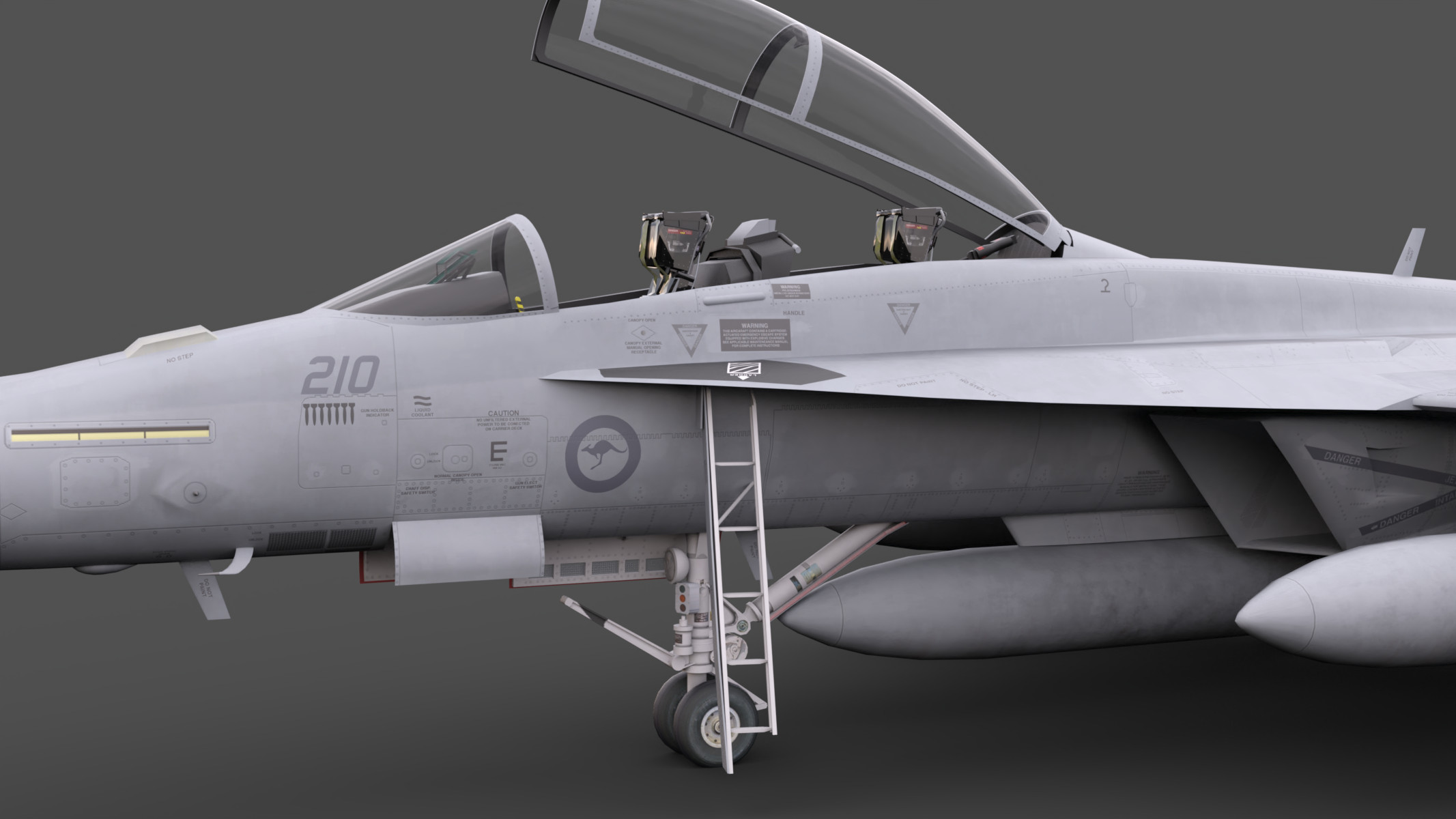 Westfield 3d - FA-18F Royal Australian Air Force 100th anniversary