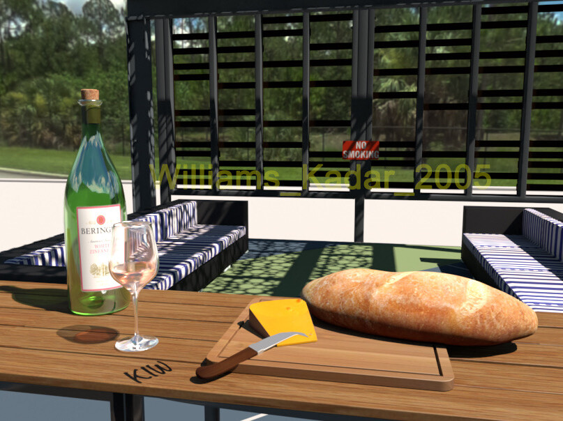 ArtStation - 3D Brunch Area.